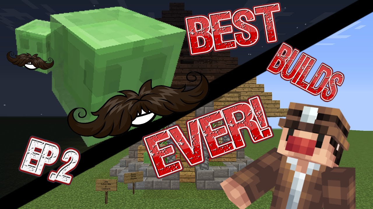 Minecraft - Wacky Mustache Building | Best House Ever! - Ep.2 Level 2 ...