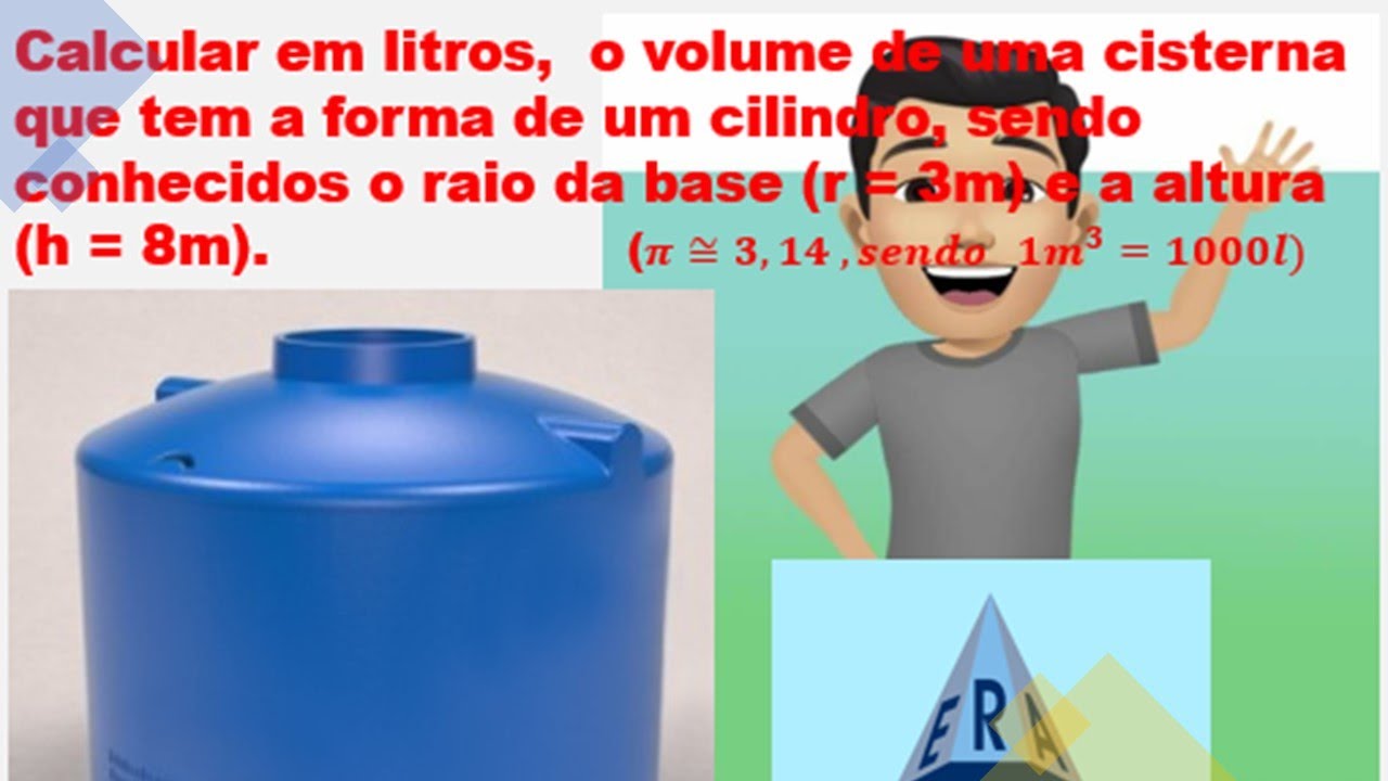 Calcular O Volume De Um Cilindro Em Litros YouTube calcular-o-volume-de-um-cilindro-em-litros-youtube