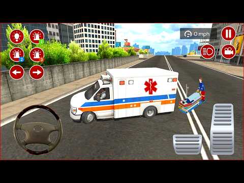 Ambulans Oyunu İzle 3D - American Ambulance Simulator #435 || Ambulans oyunları 4K Android Gameplay
