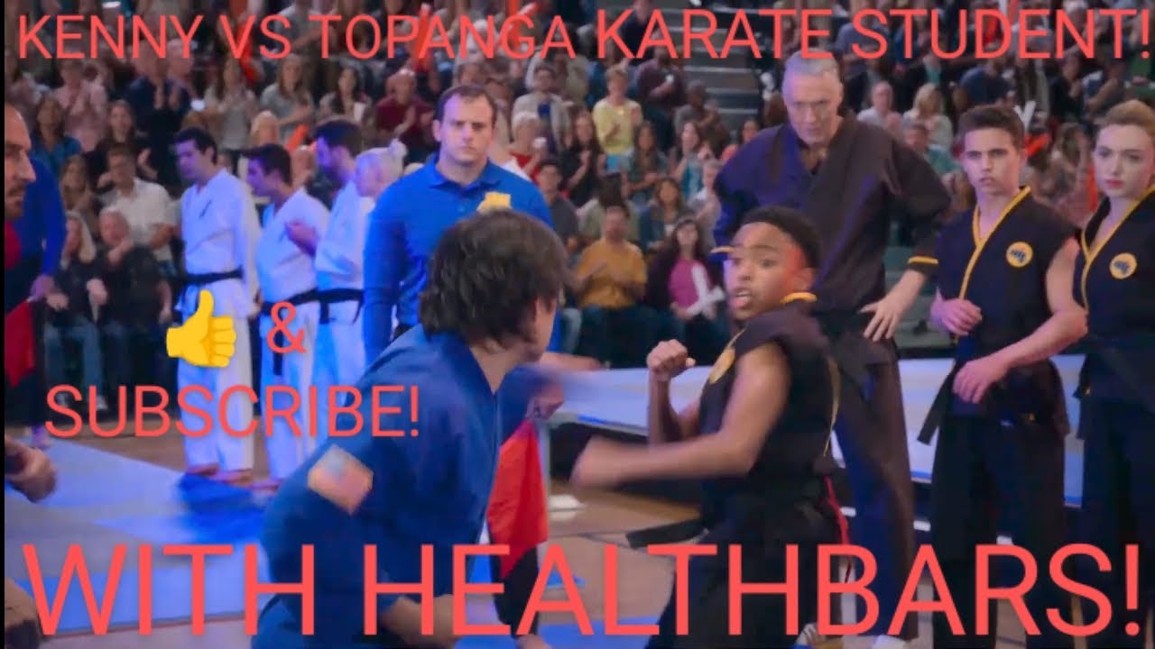 Kenny VS Topanga Karate Student! (Mini Fight With HealthBars!) - Cobra ...
