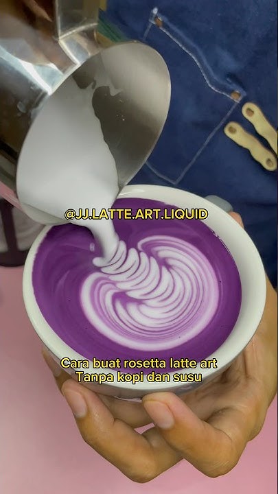 Cara melatih latte art Rosetta di rumah tanpa menggunakan susu dan kopi #latteart #latteartgram ...