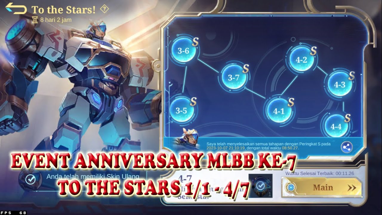 Event Anniversary/Ulang Tahun MLBB Ke-7 (To The Stars 1-1 Sampai 4-7 ...