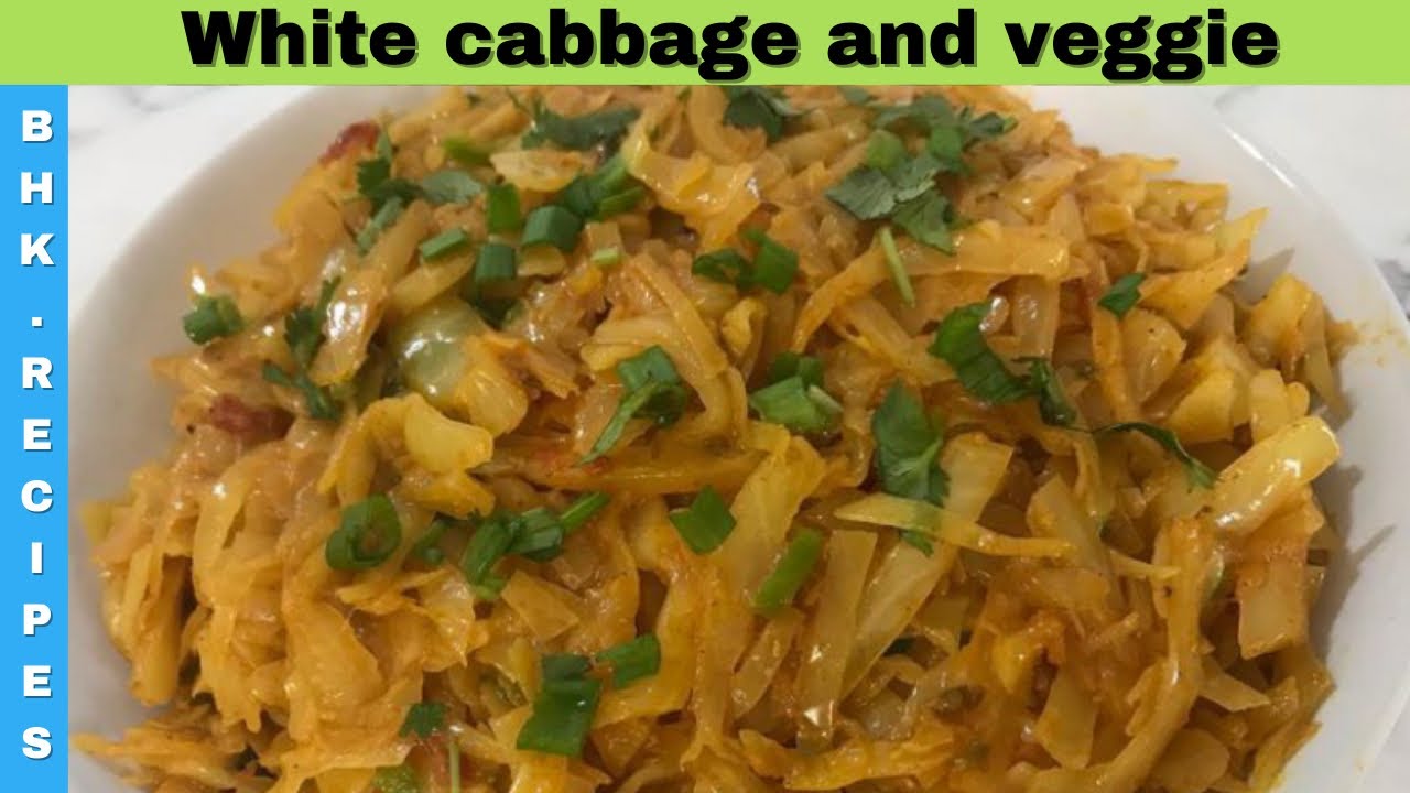 HOW TO MAKE WHITE CABBAGE COOKED DISH VEGETABLE RECIPE - YouTube
