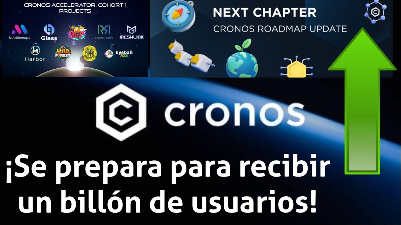 ️ CRONOS de CRYPTO.COM se prepara para recibir UN BILLÓN DE USUARIOS !! NUEVO ROADMAP !! $CRO 🚀 ...
