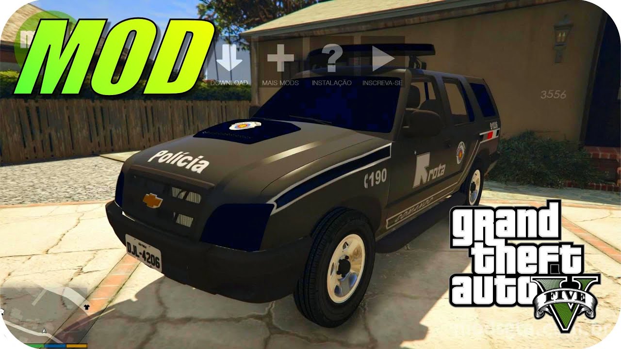 Mod do Chevrolet Blazer ROTA Comando v1.1 para GTA V - YouTube