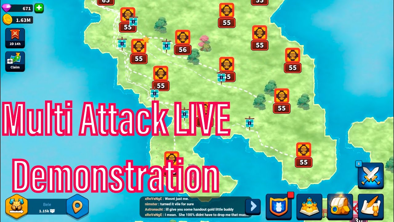 Million Lords: Multi Attack LIVE Demonstration - YouTube