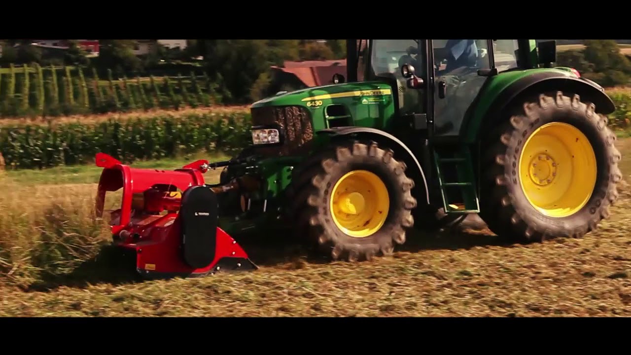 TEHNOS Universal flail mower profi - YouTube