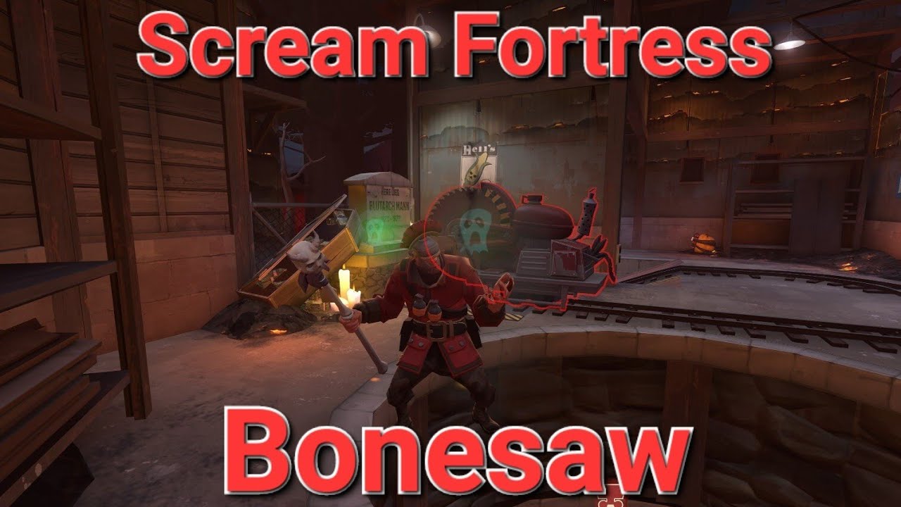 TF2 Scream Fortress Bonesaw Gameplay - YouTube