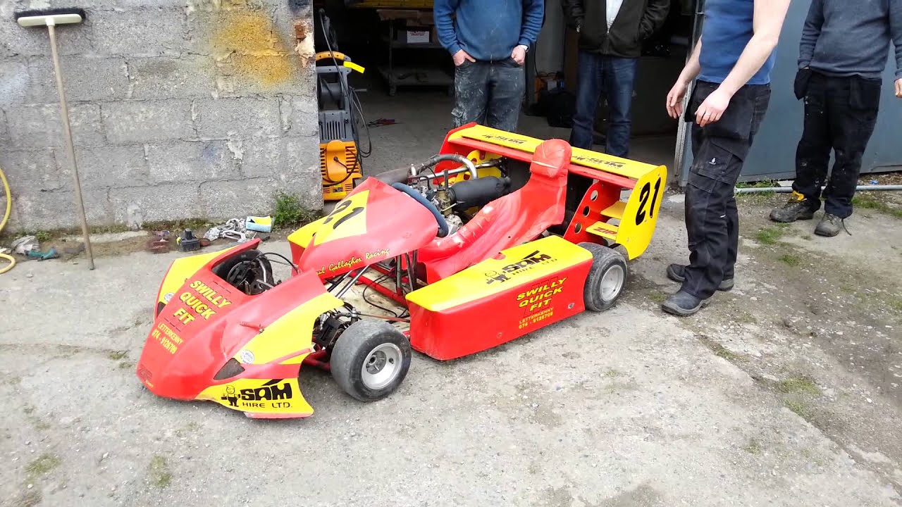 Zip Eagle Rotax 257 superkart - YouTube