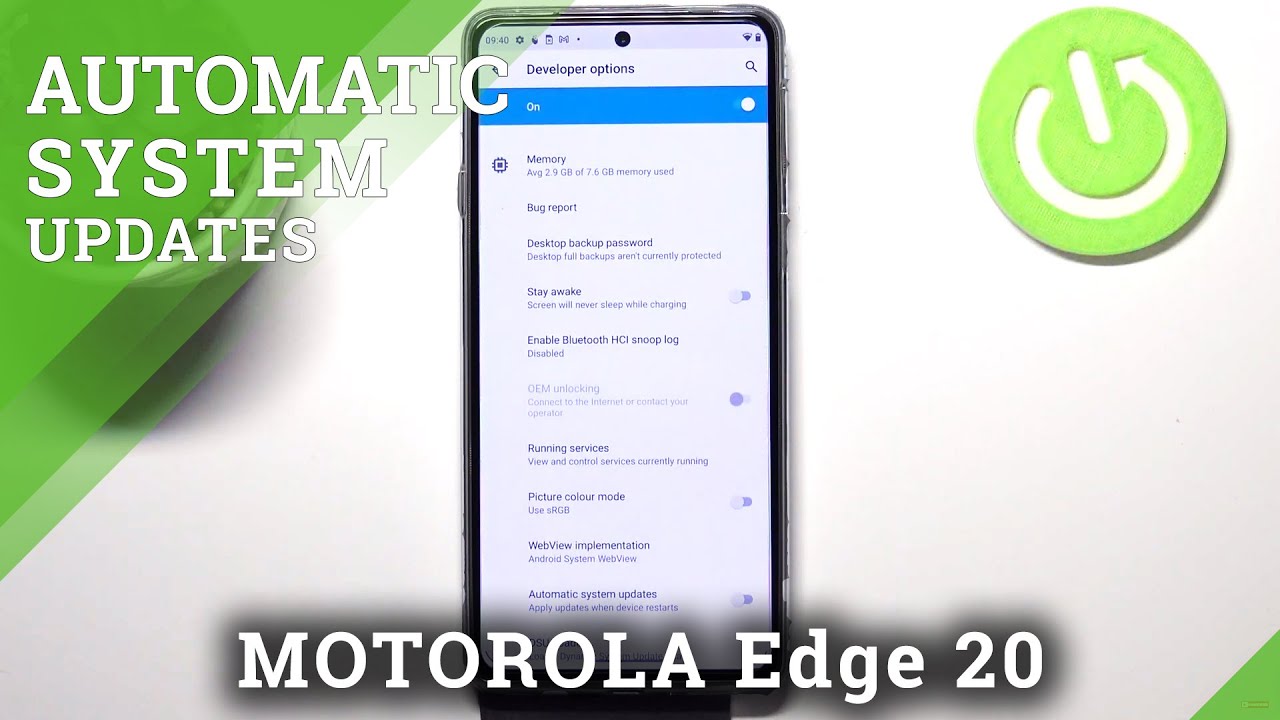 How to Enable Auto System Updates on MOTOROLA Edge 20 – Overnight ...