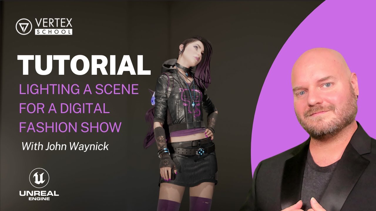 Lighting a Scene For a Digital Fashion Show With John Waynick - YouTube