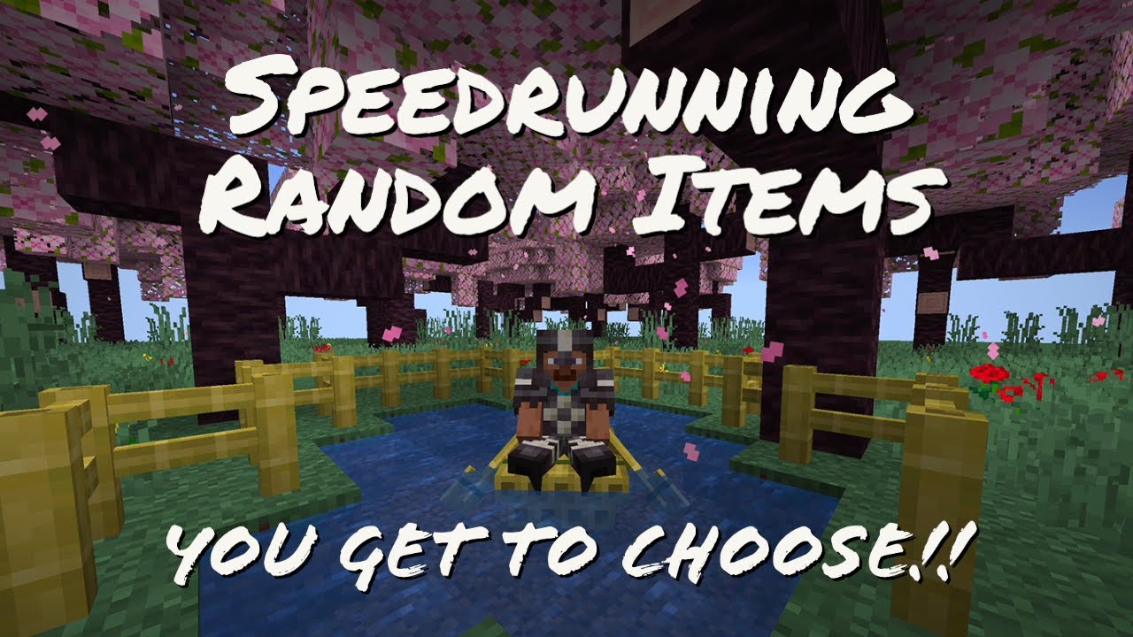 [ 🔴 LIVE ] SPEEDRUNNING RANDOM ITEMS IN MINECRAFT - YouTube