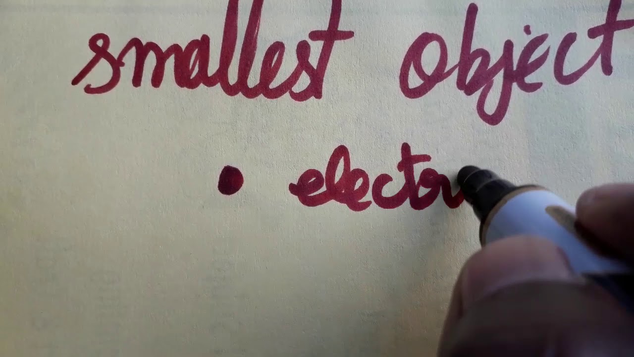 Very smallest object in the world, - YouTube