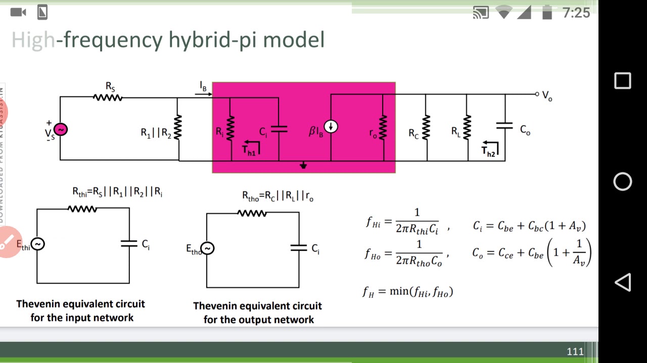 AEC_module2_high frequency hybrid pi model - YouTube