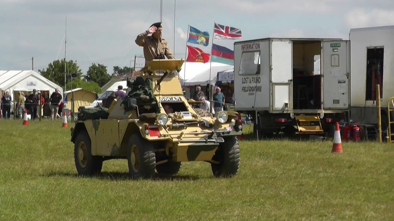 Military Vehicles in The Arena - Wartime in the Vale 2014 - YouTube