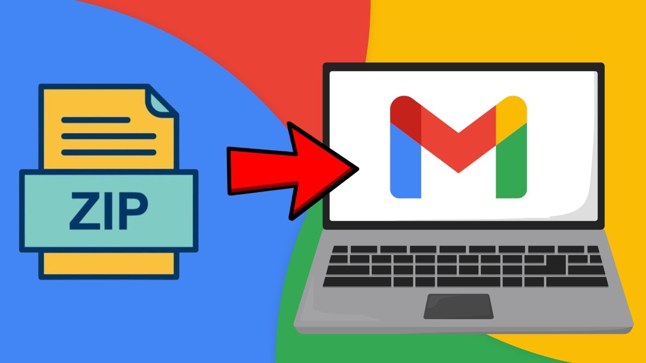 How to Share ZIP Files on Gmail - YouTube