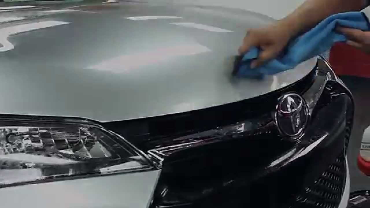 LLumar Paint Protection Film Half Hood Installation - YouTube
