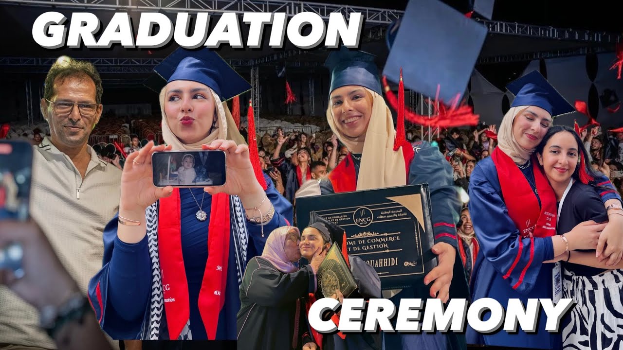 Graduation VLOG - Class of 2024 - 👩‍🎓 ENCG SETTAT🎓 - يوم التخرج - YouTube