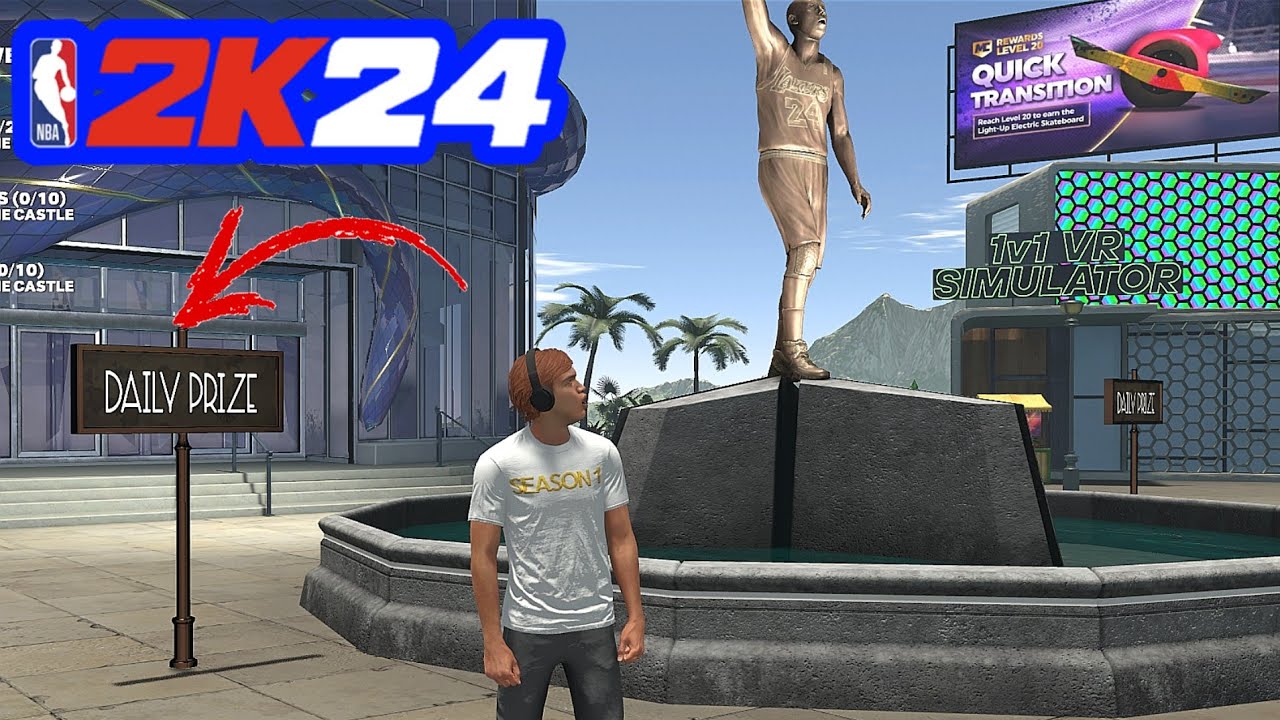 NBA 2K24 CURRENT GEN DAILY PRIZE LOCATION - YouTube