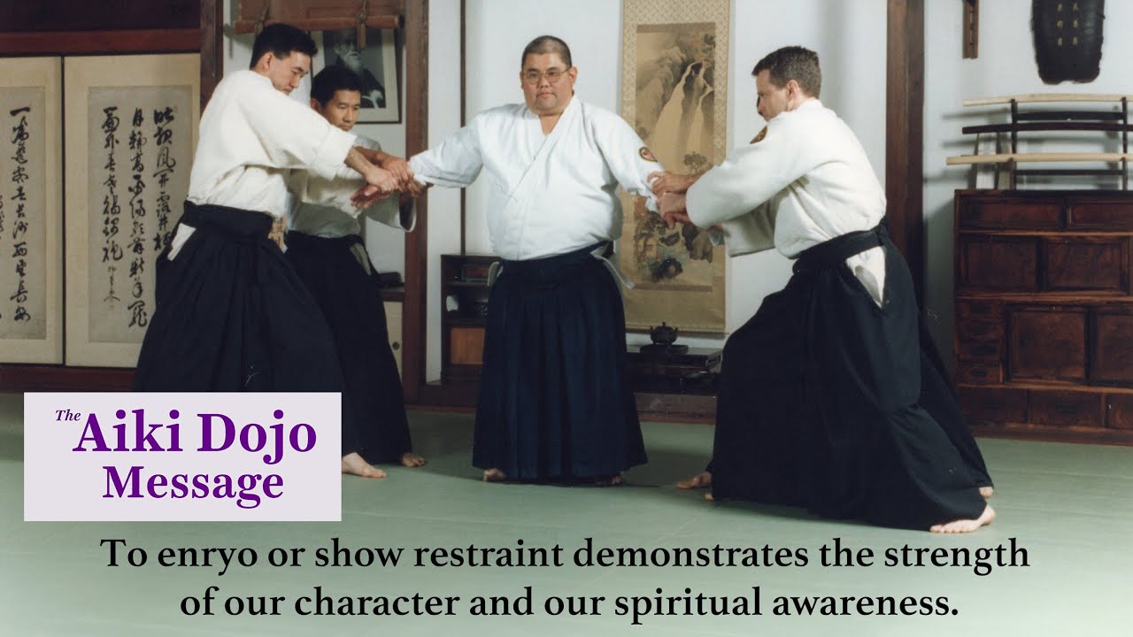 Aiki Dojo Message - Restraint #aikidocenterla #aikido # ...