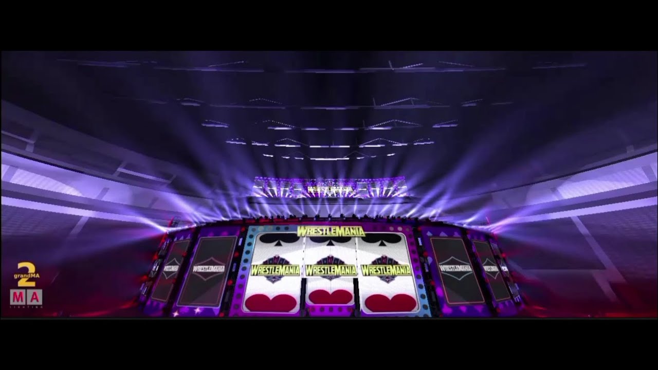 WWE WRESTLEMANIA 41 CUSTOM STAGE CONCEPT [UNFINISHED STAGE REVEALED ...