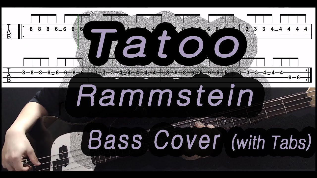 Rammstein - Tatoo (Bass cover with tabs 144) - YouTube