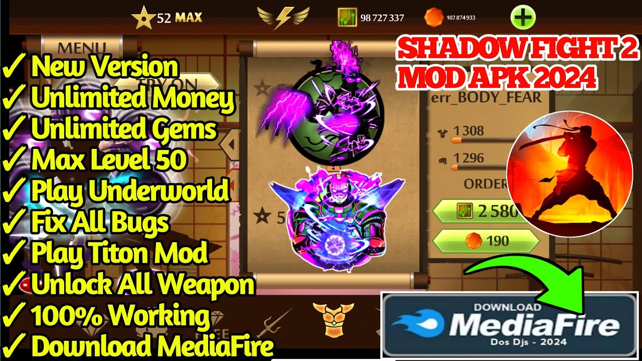 Shadow Fight 2 MOD Apk V2.38.1 | Shadow Fight 2 MOD Apk 2024 (Unlimited ...