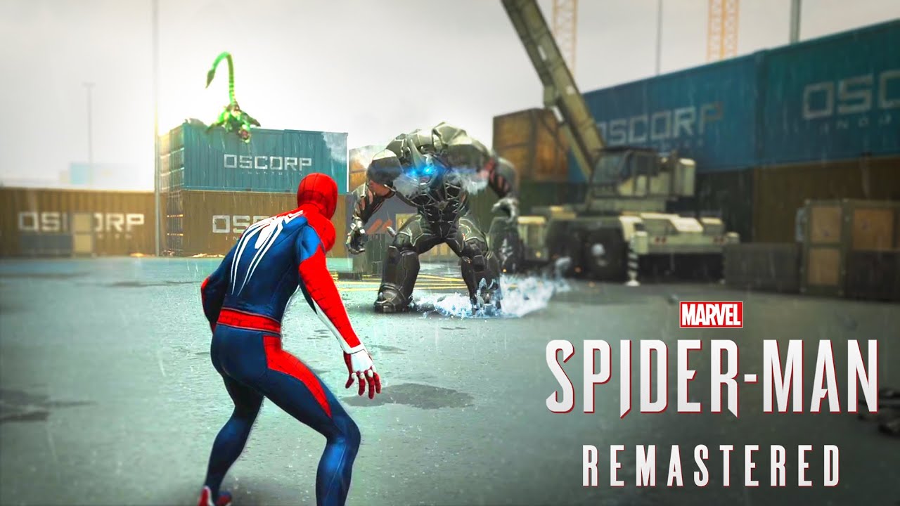 Marvel's Spider-Man Remastered - Boss Fight with Rhino and Scorpion ...