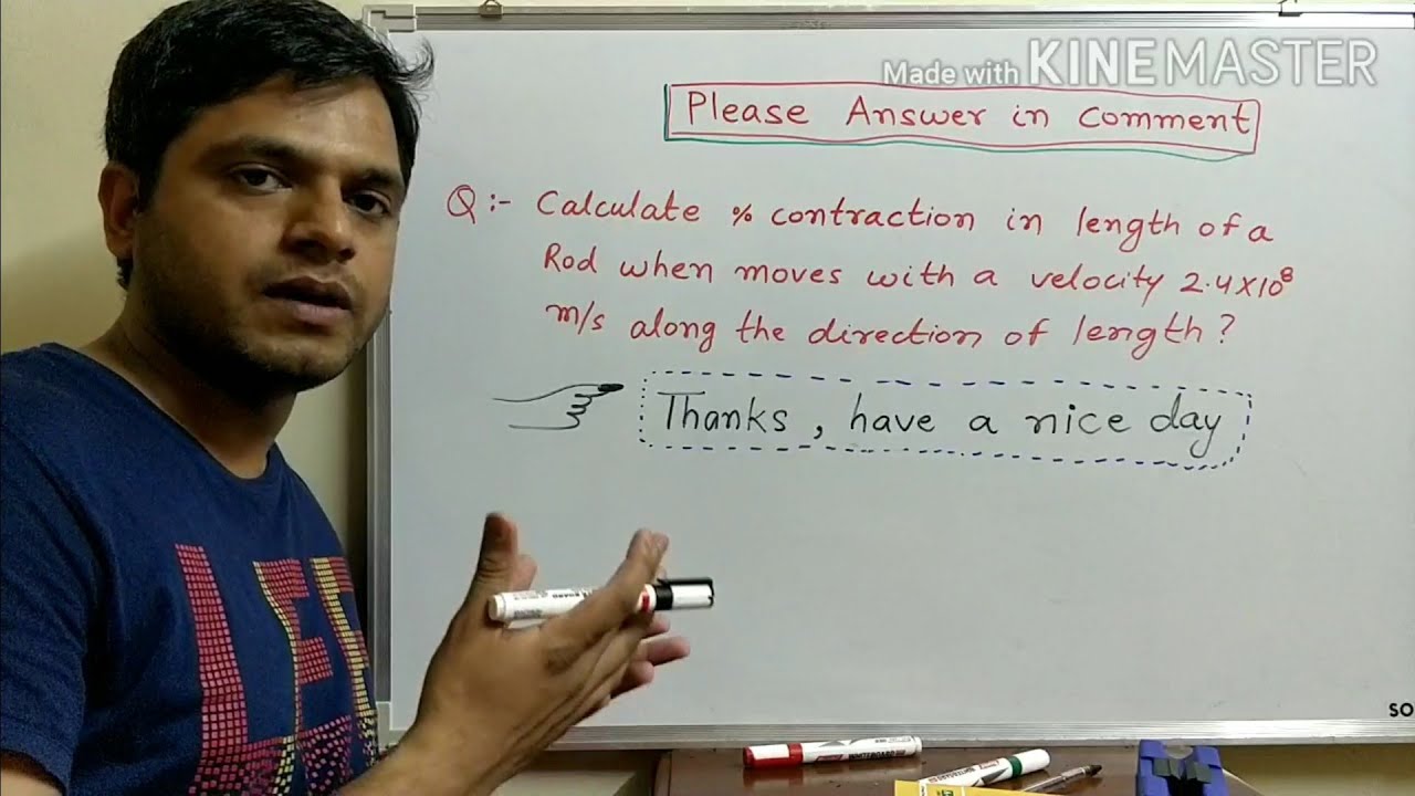 Solved Questions on Relativity Theory ।। AAI ATC Physics - YouTube
