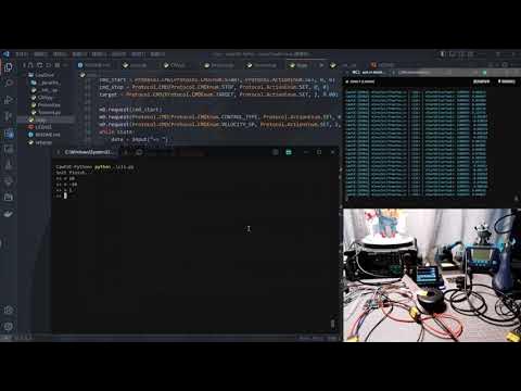 [DIY FOC driver] Python & CAN bus control - YouTube