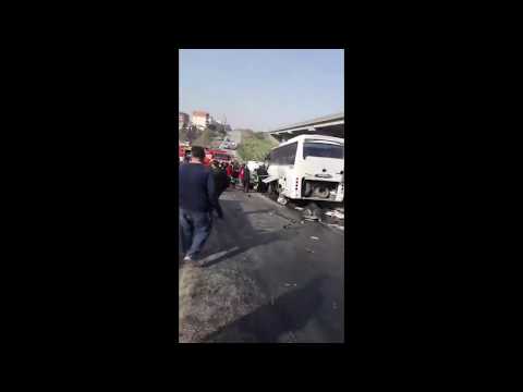 Gebze'de Zincirleme kaza