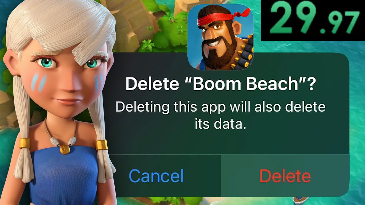 Deleting Boom Beach Speedrun - YouTube
