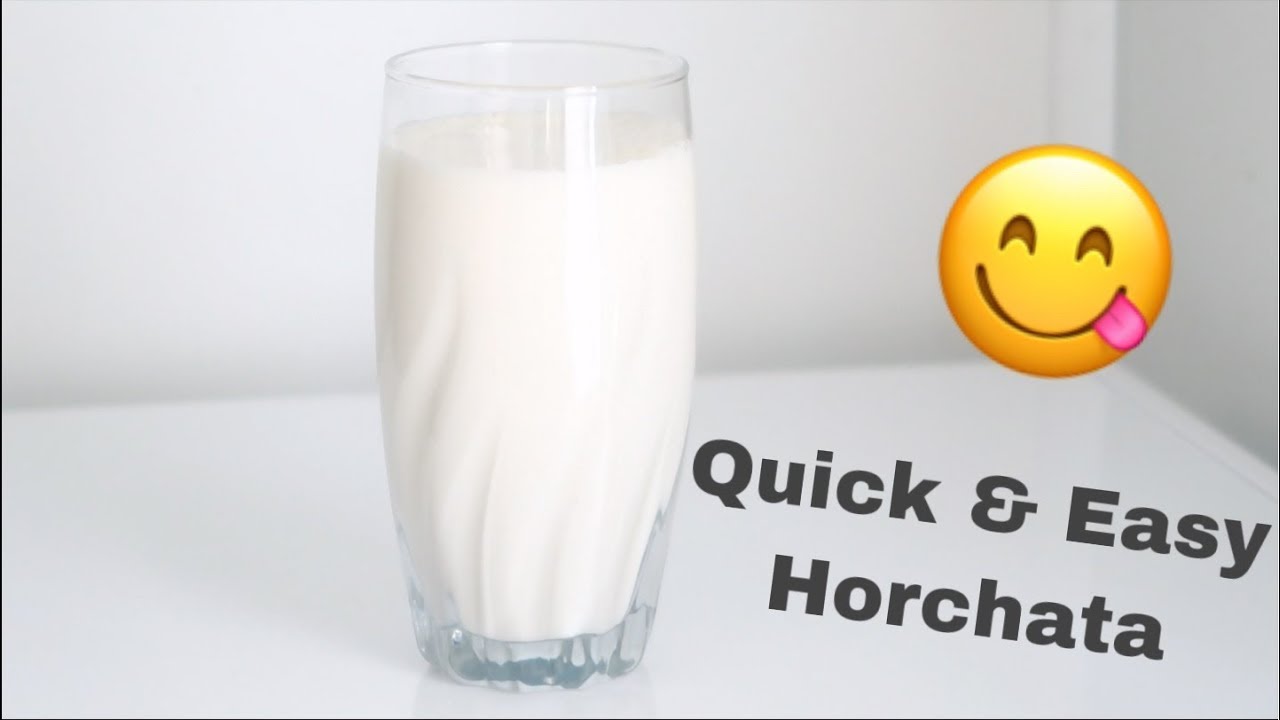 Quick & Easy Horchata - YouTube