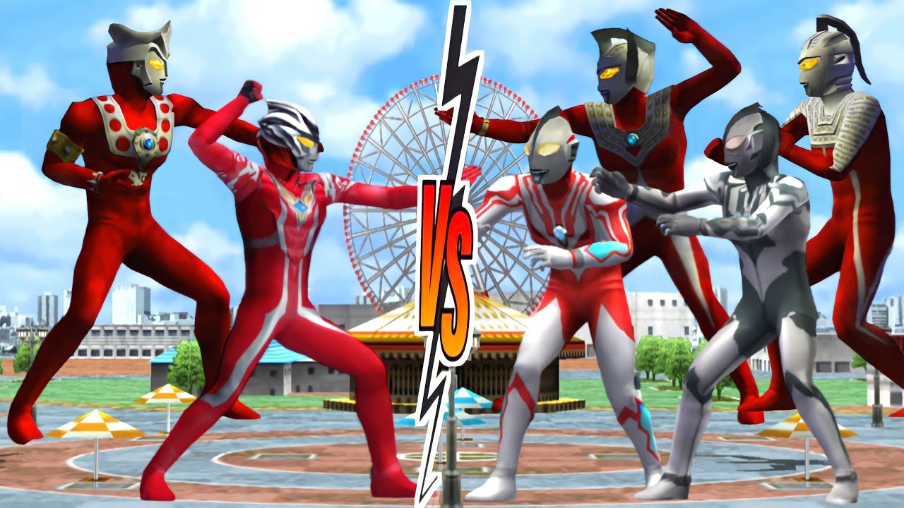 ULTRAMAN REGULOS X ULTRAMAN LEO VS ULTRAMAN TARO, ULTRASEVEN, RIBUT ...