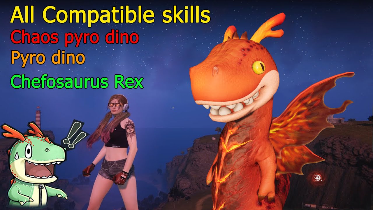 Once human all Compatible Skills for dino (SCP) scenario - YouTube