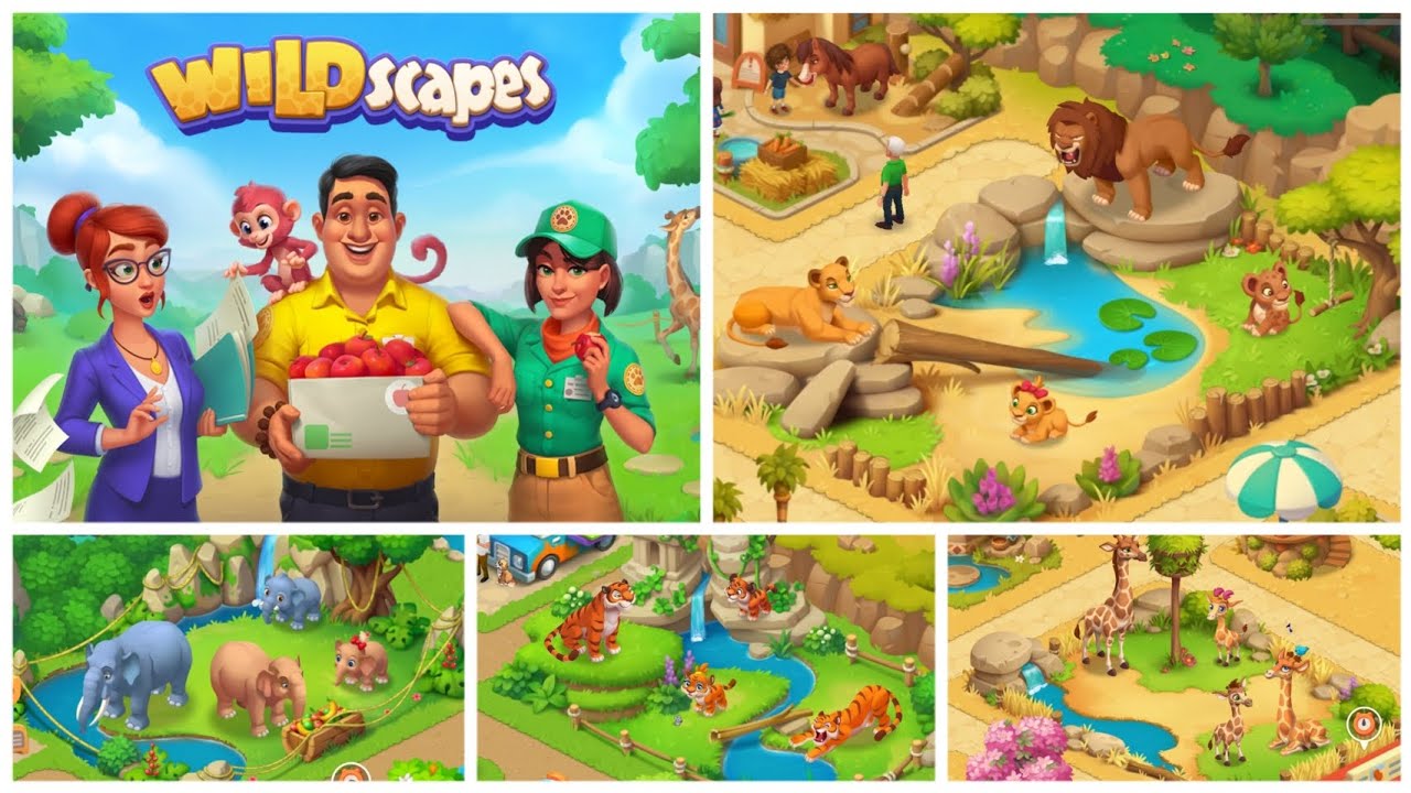 Wildscapes: All Ecopark Areas Completed | All Episodes Completed - YouTube