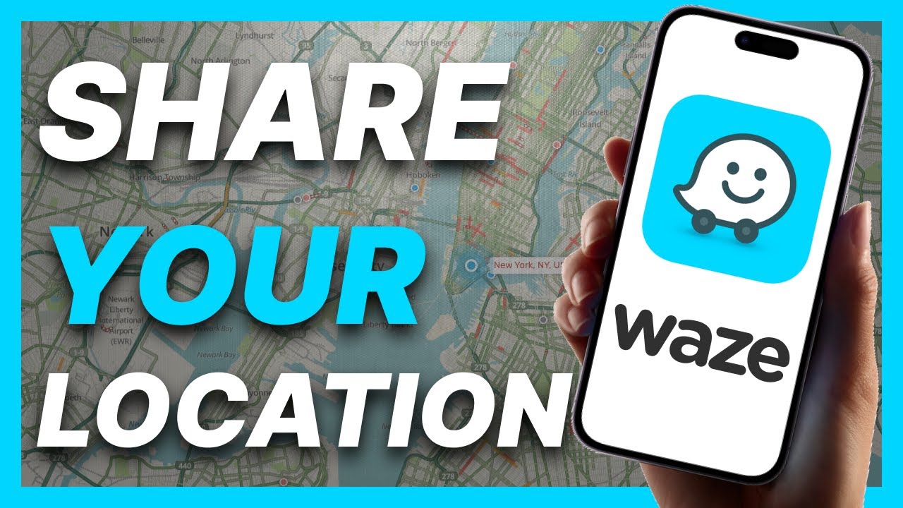 How To Share Your Live Drive/Location via Waze (2024) - YouTube