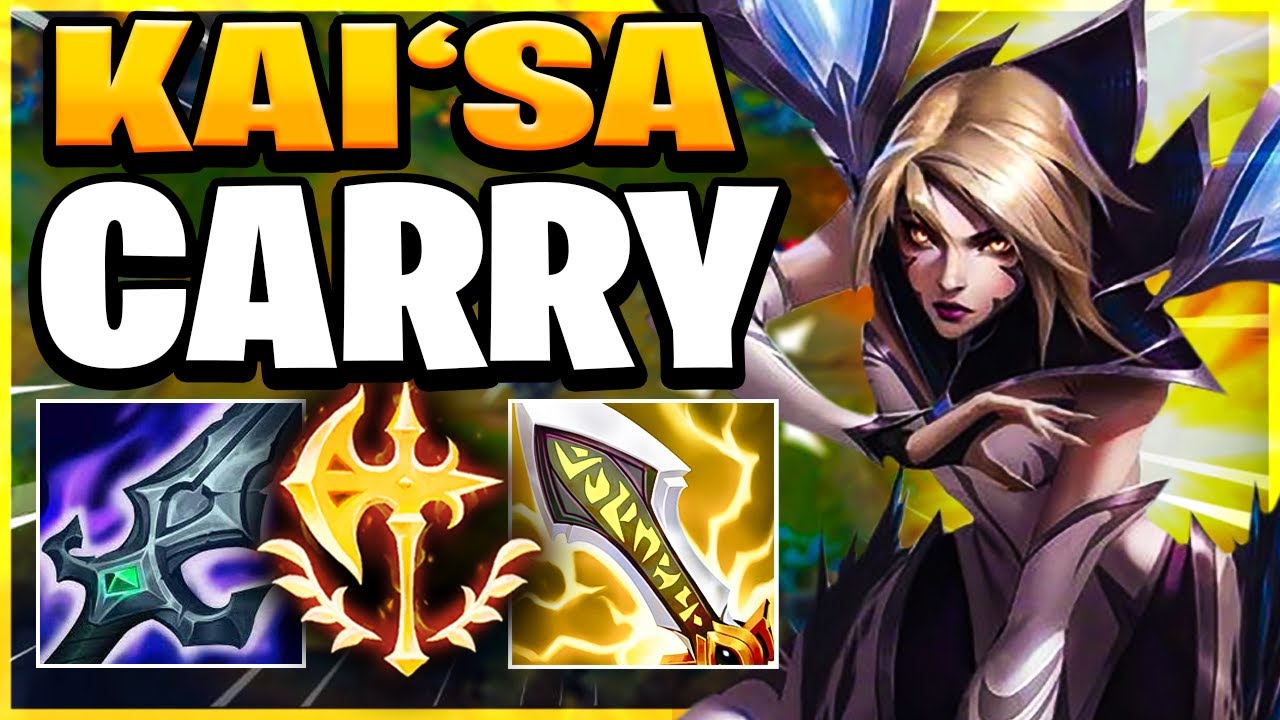 Kai'Sa HARD CARRIES RANKED GAMES in Wild Rift! Kai'Sa Build and Guide ...