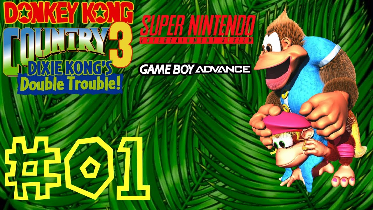 Donkey Kong Country 3 -- Part 01: Lakeside Limbo - SNES & GBA - YouTube
