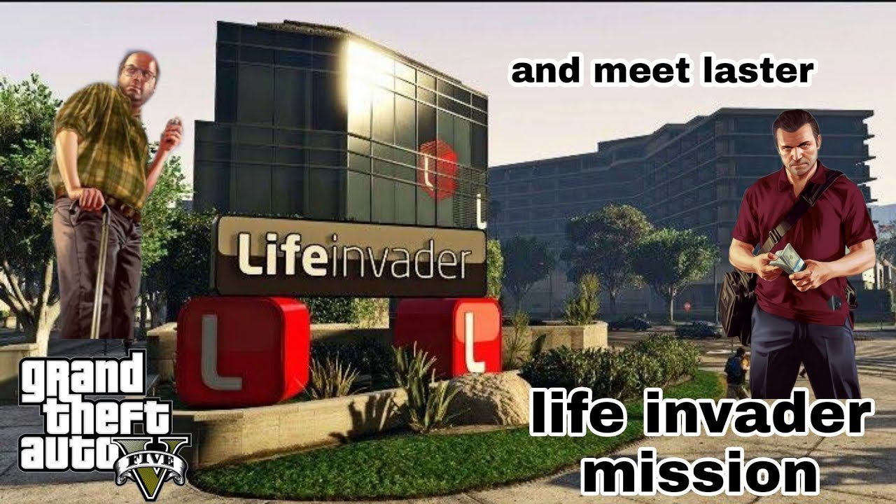 gta 5 Michal life invader mission and Michal meet laster - YouTube