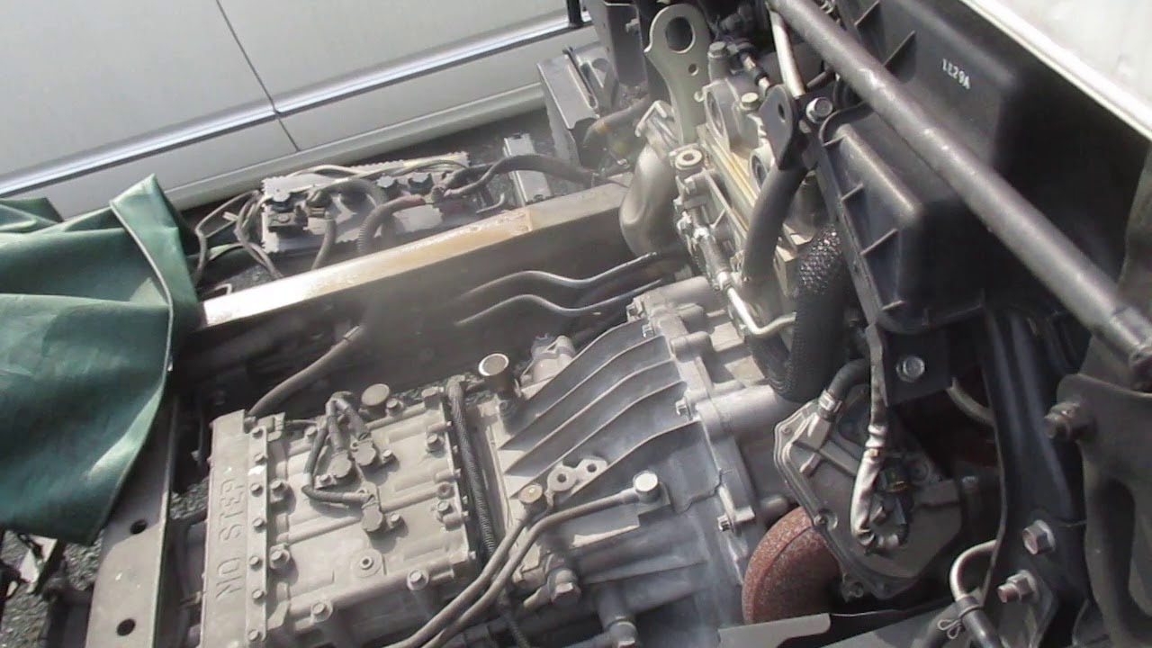 1930226 TPG-FBA00 キャンター 4P10 エンジンテスト動画 異音無し 一発始動 104699km - YouTube