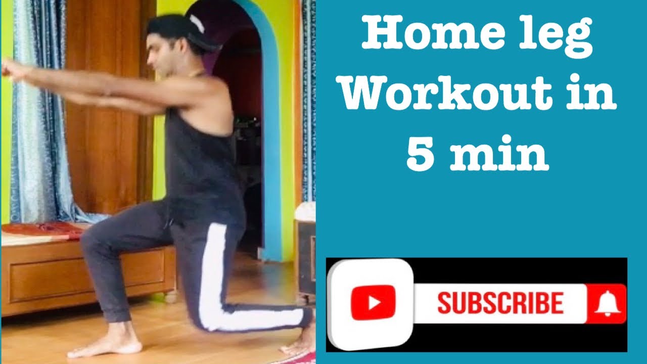 5 Minute Home Leg Workout For Strong Leg - YouTube