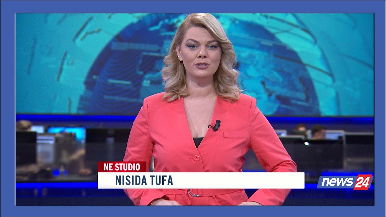 27 dhjetor 2023, Edicioni i Lajmeve në News24, në studio Nisida Tufa ...
