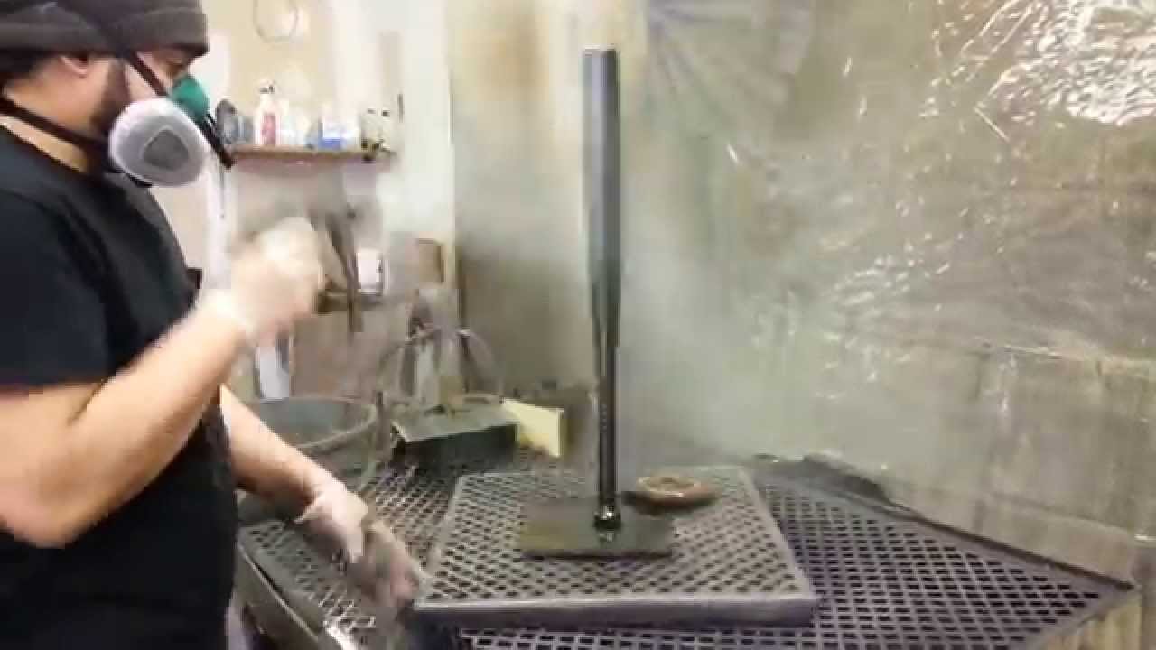 plastic spray chromed baseball bat - YouTube