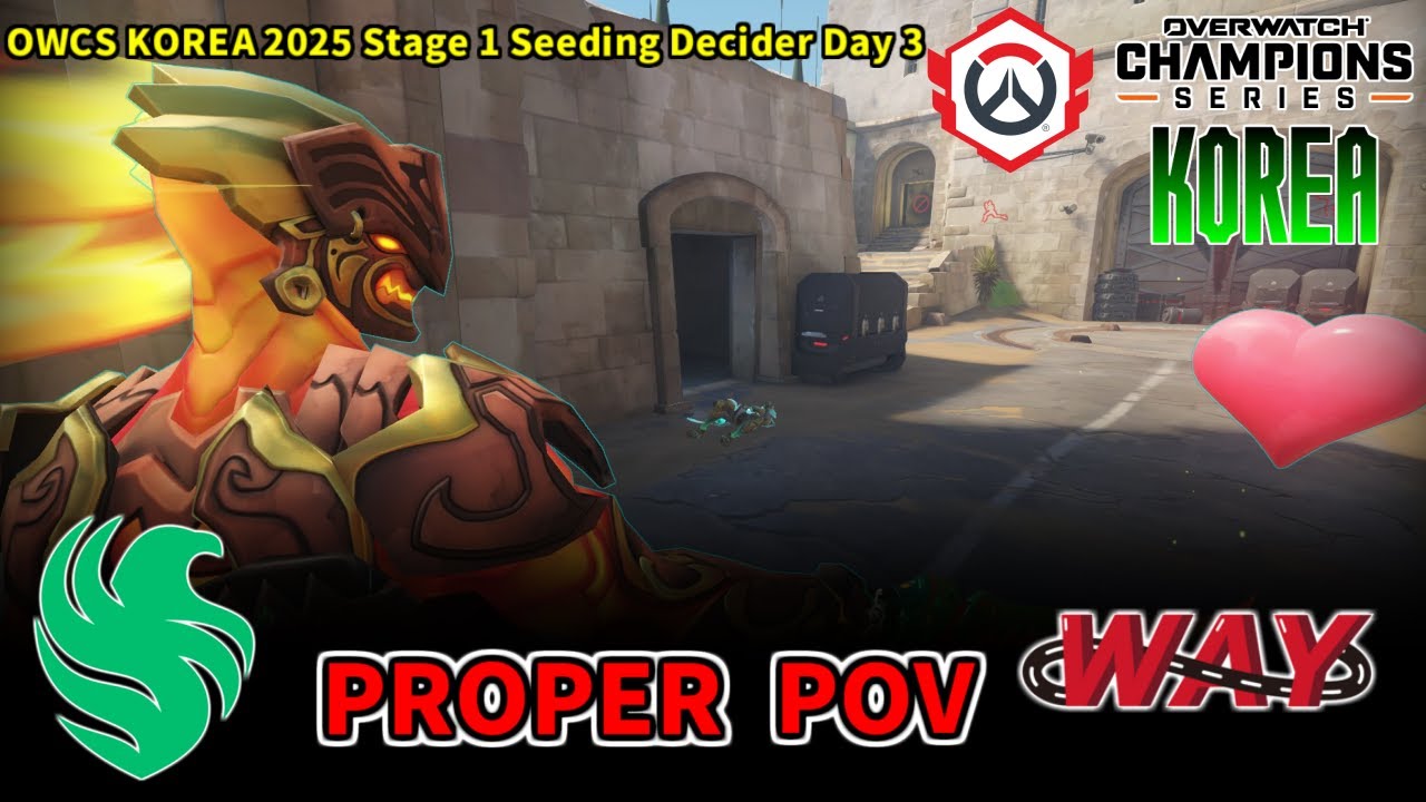 【Proper POV】Proper Team Falcons vs WAY OWCS 2025 Stage 1 Seeding Decider 【Overwatch 2】 - YouTube