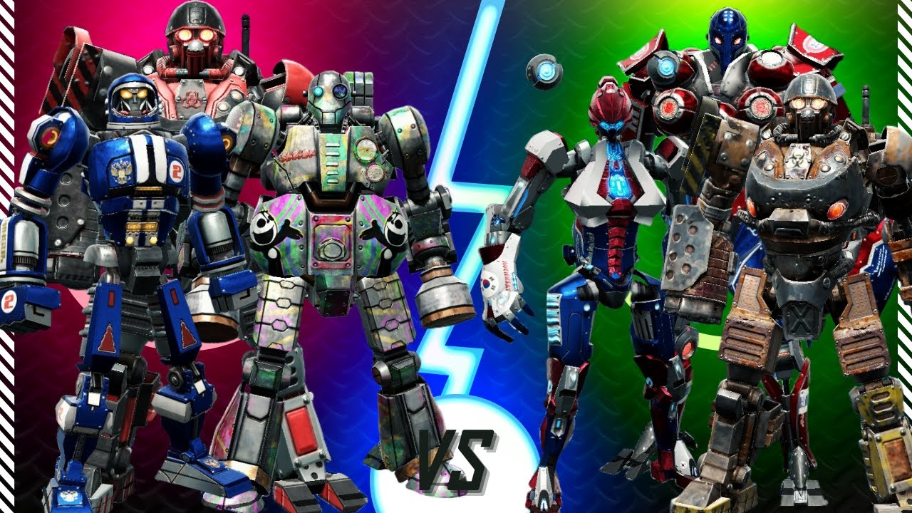 🎮 3 vs 3 KO / World Real Steel WRB 2 Gameplay New Update hero all 👌 ...