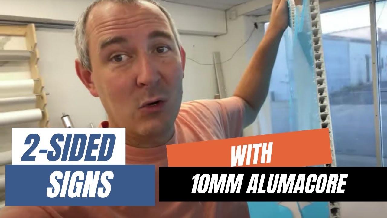 Alumacore, My Favorite 2-sided Sign Substrate - YouTube