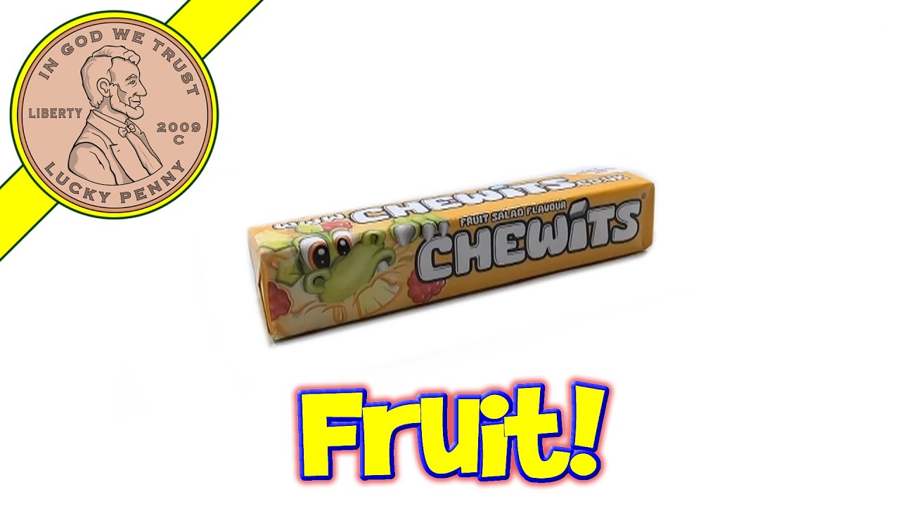 Chewits Fruit Salad Flavour Candy Chews - UK Candy & Snack Tasting ...