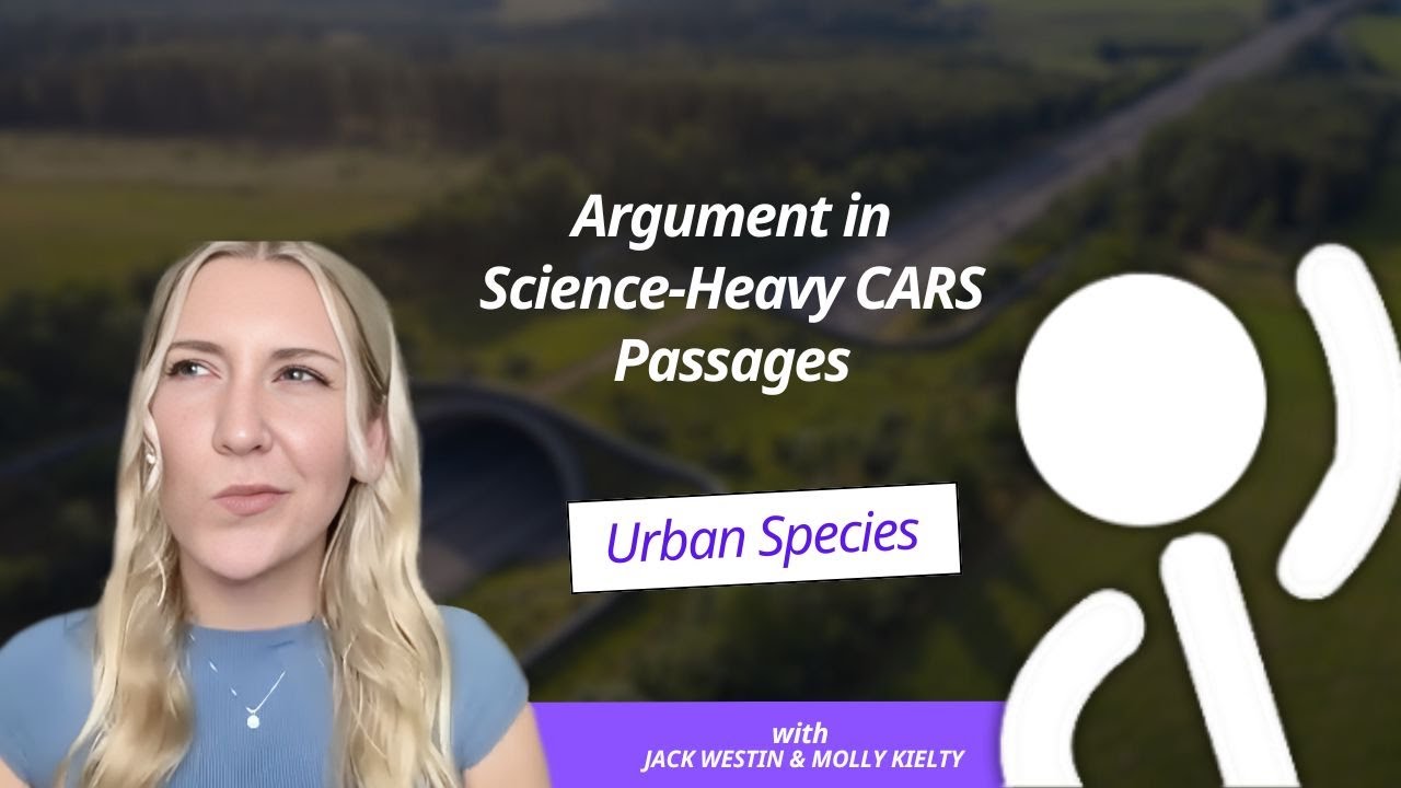 Urban Species CARS Passage Breakdown | How to Find the Author’s ...