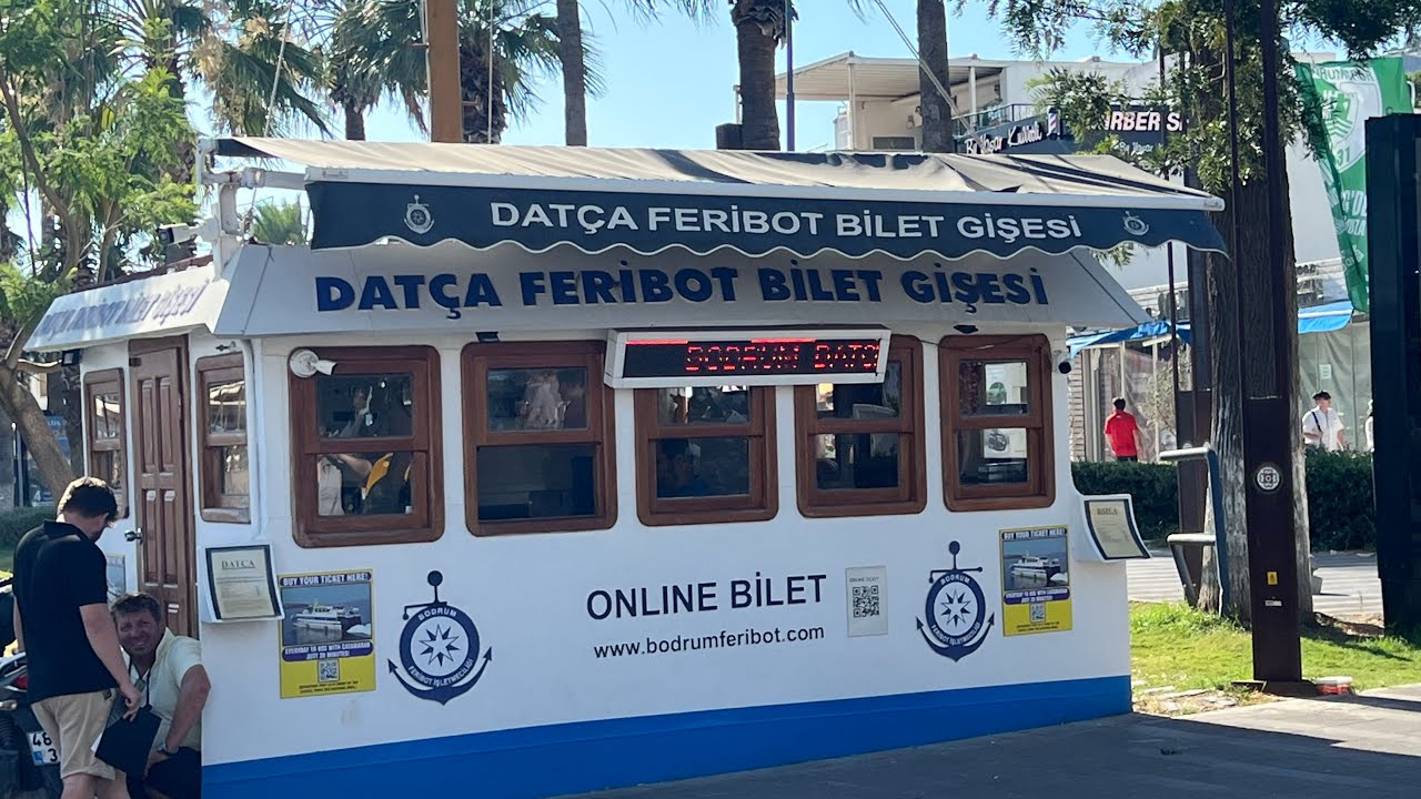Feribot ile Bodrum Datça - YouTube